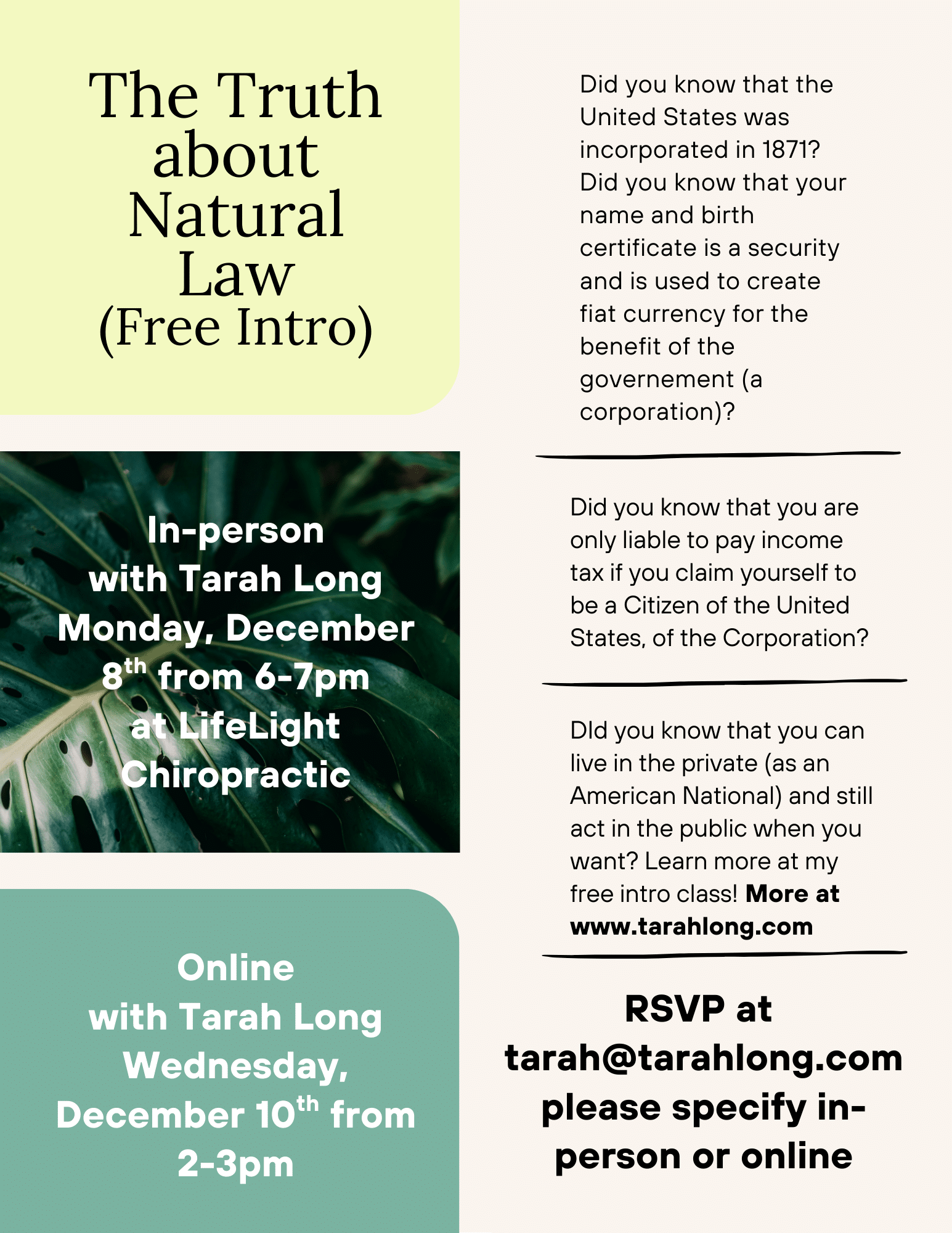 The Truth about Natural Law - Incredible Towns